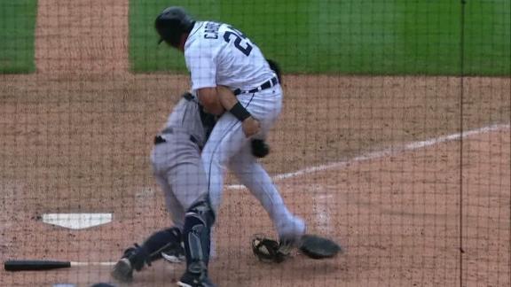 Joe Girardi critical of umpires, Brad Ausmus after fight-filled day ...