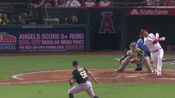 Cron's 2 home runs power Angels to 8-2 win over Athletics - ABC7 Los ...