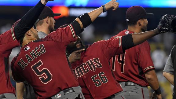 D-backs sweep Dodgers again for club-record 13th straight win - ABC7 ...