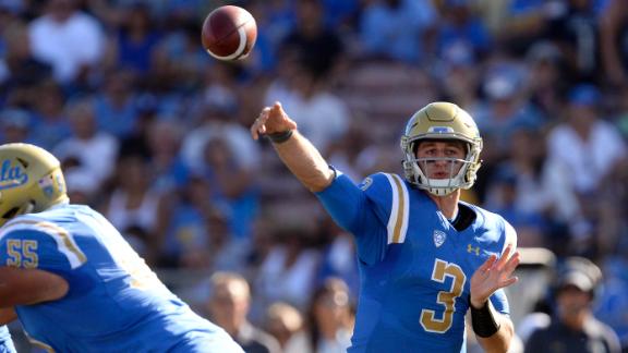 Rosen picks up where he left off as UCLA routs Hawaii 56-23 - ABC7 Los ...