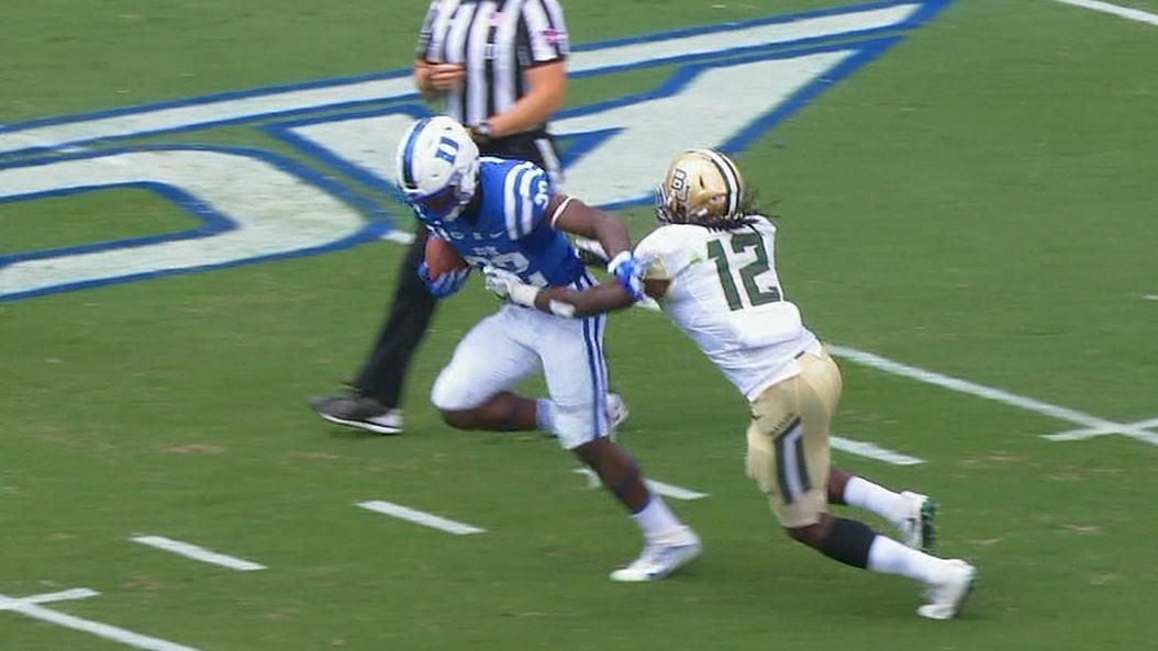 Wilson, Duke remain unbeaten by beating Baylor, 34-20 - ABC11 Raleigh ...