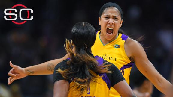 Sparks beat Lynx, move within a win of back-to-back titles - ABC7 Los ...