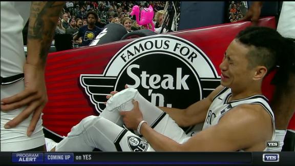 Nets' Jeremy Lin exits opener with knee injury, set for more tests ...