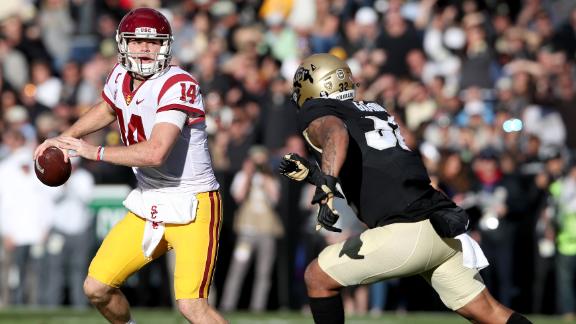 No. 15 USC clinches Pac-12 South in 38-24 win over Colorado - ABC7 Los ...
