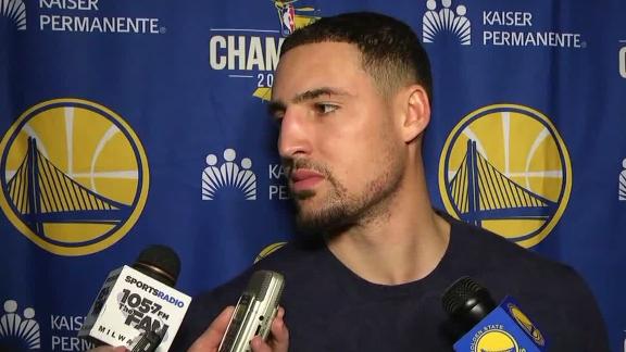 Ushers remove fan for shouting obscenities at Klay Thompson - ABC7 San Francisco