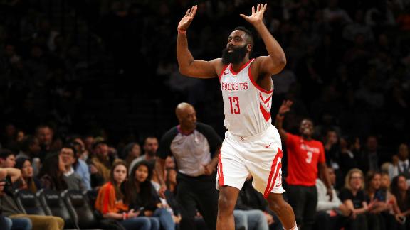 Harden scores 36, surpasses 15,000, as Rockets beat Nets - ABC7 New York