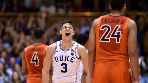 Allen, No. 12 Duke beat Virginia Tech 74-52 without Bagley - ABC11 ...