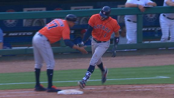 McCullers fans 10, Correa has 4 hits, Astros top Rangers 9-3 - ABC13 ...