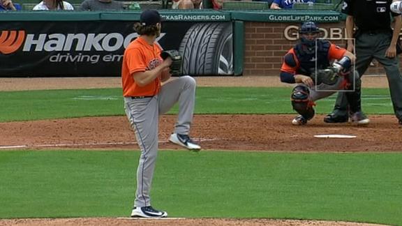 Cole fans 11 in Houston debut as Astros beat Rangers 8-2 - ABC13 Houston