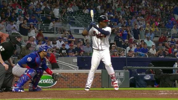 Acuna gets big hit as Braves score 3 in 8th, beat Cubs 4-1 - ABC7 Chicago