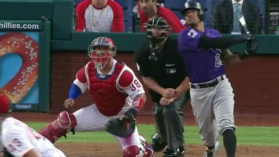 Desmond, Anderson help Rockies beat Phillies 7-2, end slide - 6abc ...