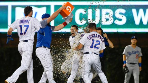 Cubs beat Dodgers 2-1 in 10 innings for doubleheader split - ABC7 Los ...
