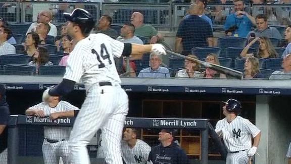 Stanton hits hardest HR clocked by Statcast, Yanks top Texas - ABC7 New York