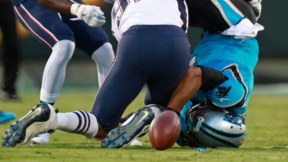Newton escapes injury, Panthers top Patriots 25-14 - ABC11 Raleigh-Durham