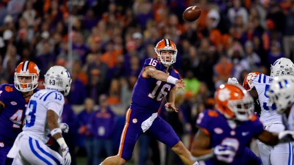 No. 2 Clemson overcomes slow start to beat Duke 35-6 - ABC11 Raleigh-Durham