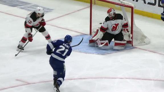 Point scores twice, Lightning stop Devils 5-2 - ABC7 New York