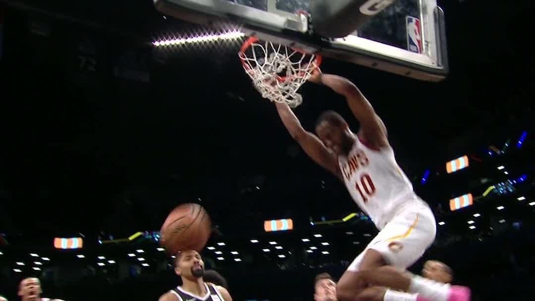 Burks' late dunk seals Cavs' 99-97 win over slumping Nets - ABC7 New York