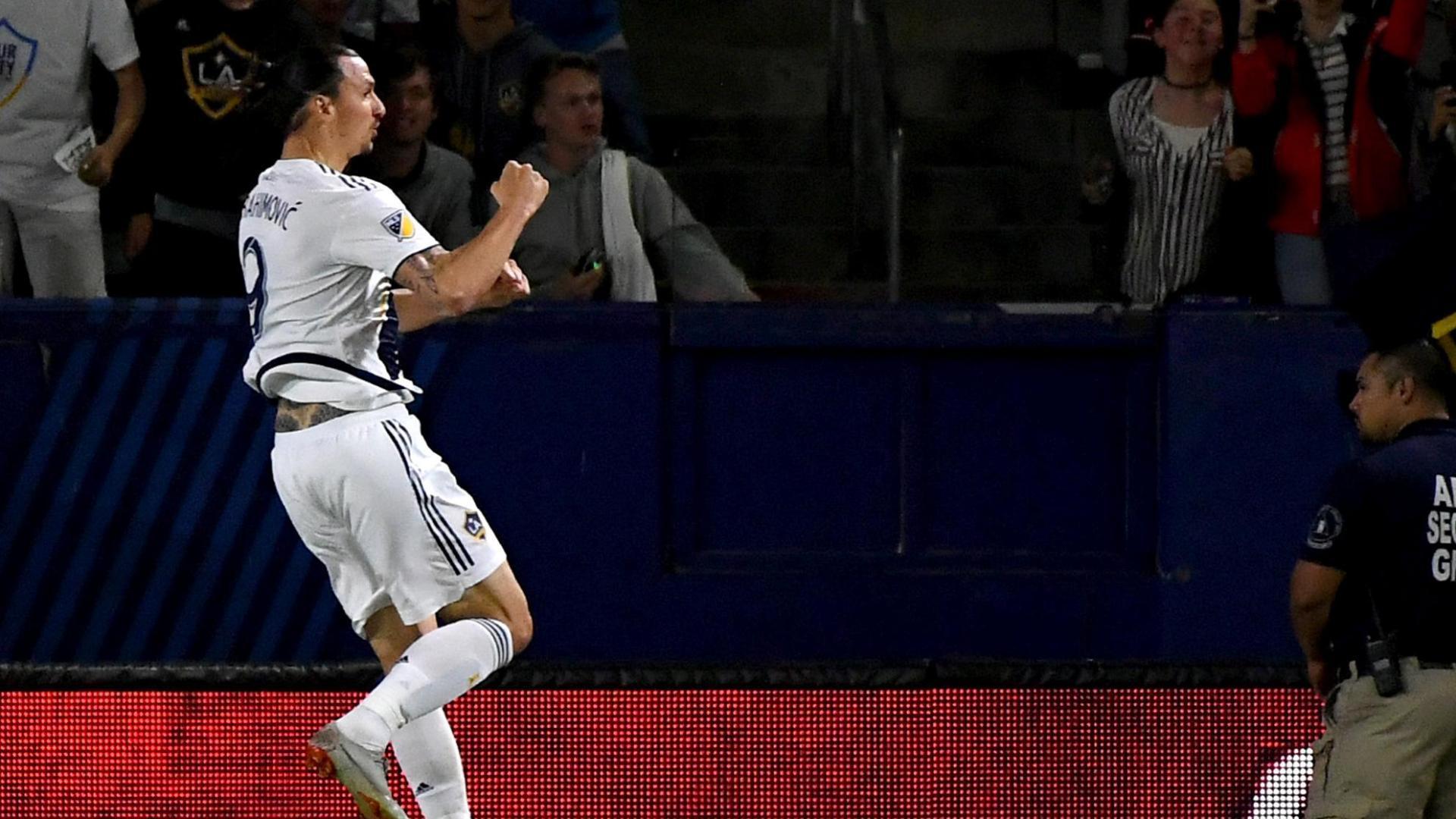 Zlatan Ibrahimovic strikes twice, LA Galaxy beat Philadelphia Union for ...