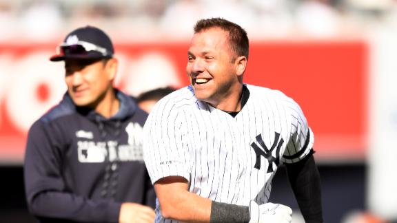 Romine, Yankees shake bullpen meltdown, top Royals 7-6 in 10 - ABC7 New ...