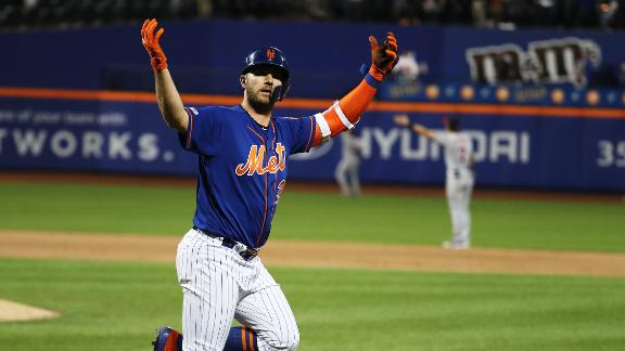 Alonso hits 16th homer, Mets rally past Nationals 6-5 - ABC7 New York