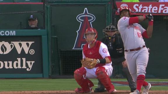 Bour's 2 HRs power Angels past Reds 5-1 for 2-game sweep - ABC7 Los Angeles