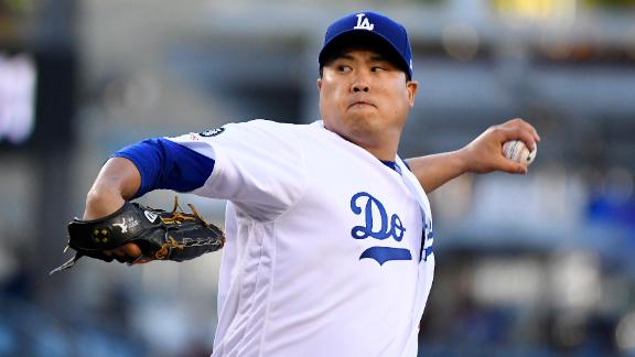 Ryu strong again as Dodgers get past Marlins 2-1 - ABC7 Los Angeles