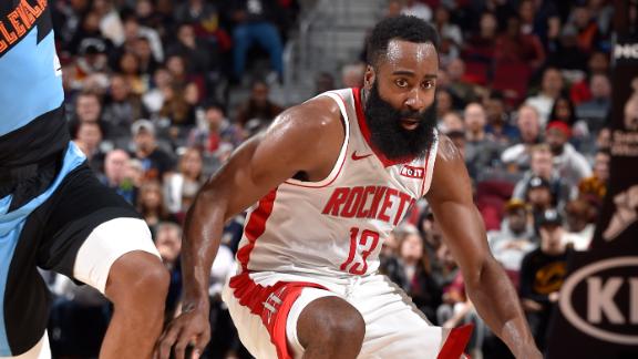 Harden scores 55, Rockets withstand scare from Cavaliers - ABC13 Houston