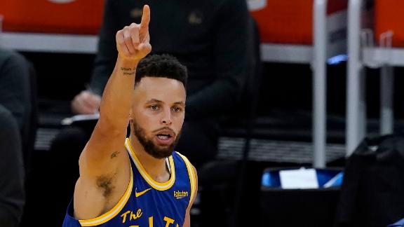 Curry goes off again with 10 3s as Warriors hold off Magic - ABC7 San ...