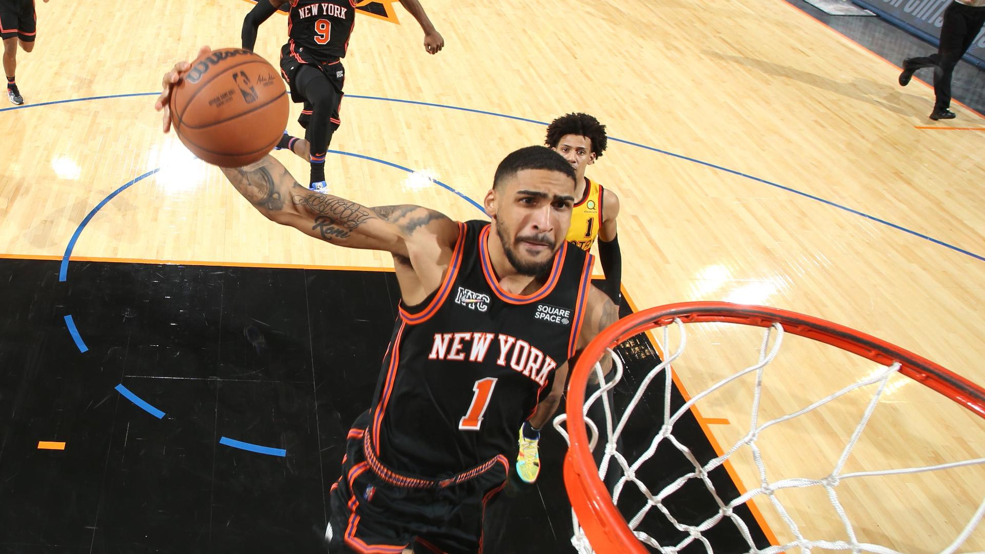 Walker's triple-double leads Knicks over Hawks, 101-87 - ABC7 New York