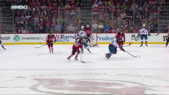 Devils score five straight goals to beat Avalanche, 5-3 - ABC7 New York