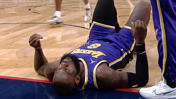 Los Angeles Lakers' Anthony Davis readies for return as LeBron James ...