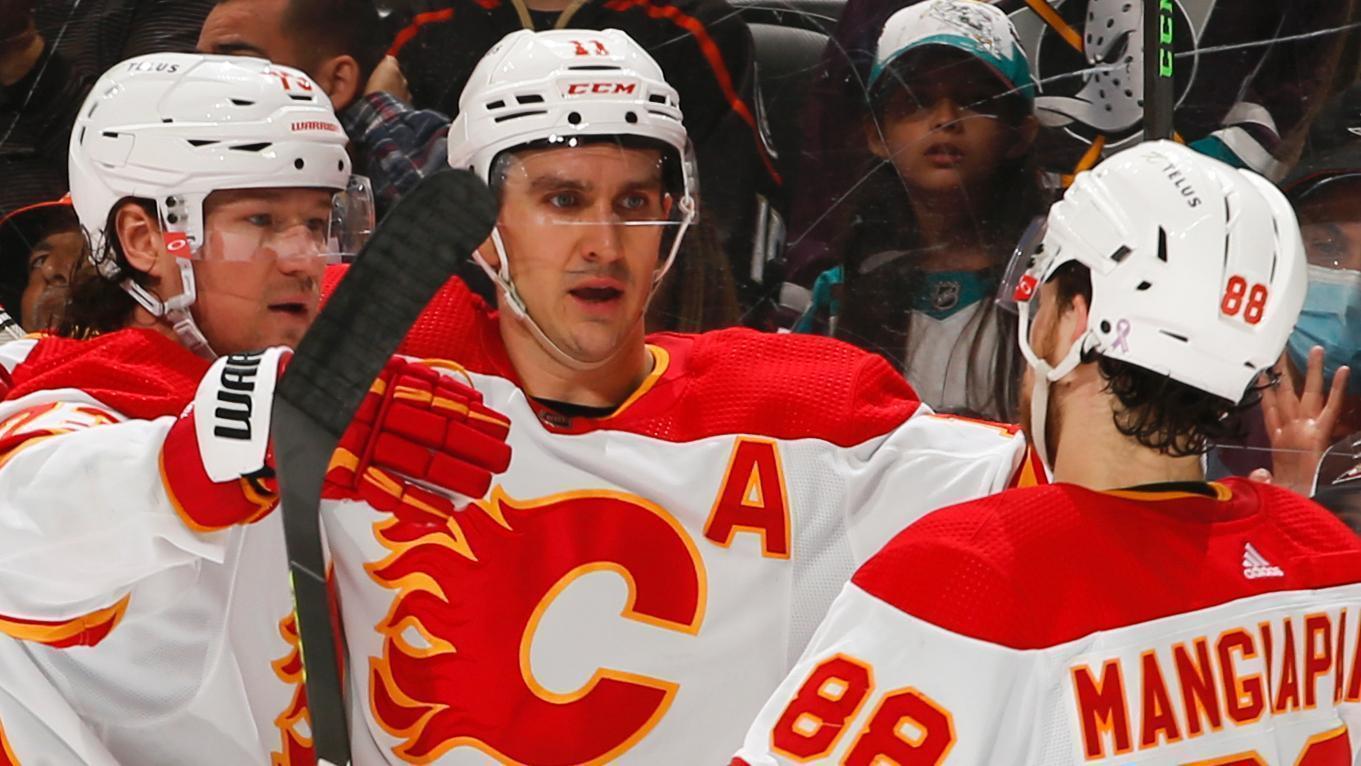 Flames get unlikely boost from Michael Stone, beat Ducks 4-2 - ABC7 Los ...