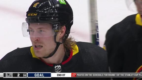 Brock Boeser scores 2nd in OT, Canucks edge Kings 3-2 - ABC7 Los Angeles