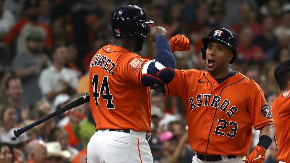 Brantley's slam highlights 10-run 6th as Astros down Chisox - ABC7 Chicago