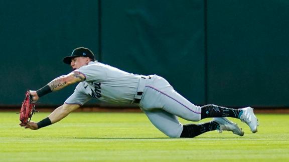 Anderson homers, Marlins hold off A's 5-3 - ABC7 San Francisco