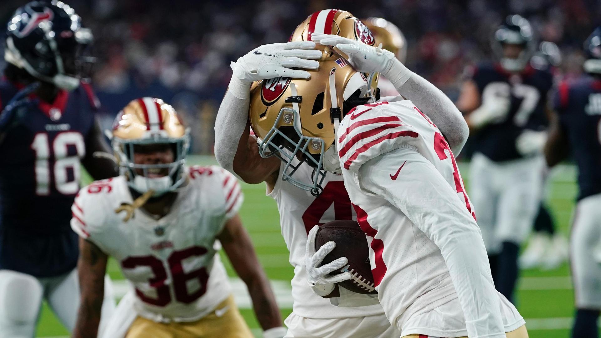 Mills throws TD pass, Texas beat 49ers 17-0 to end preseason - ABC13 ...