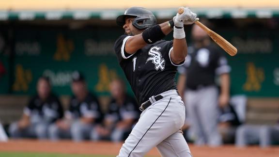 Andrus HR vs former team, surging Chisox 20 hits, rout A's - ABC7 San ...