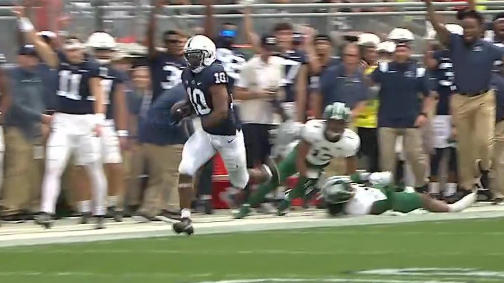 Singleton's running leads Penn State over Ohio 46-10 - 6abc Philadelphia