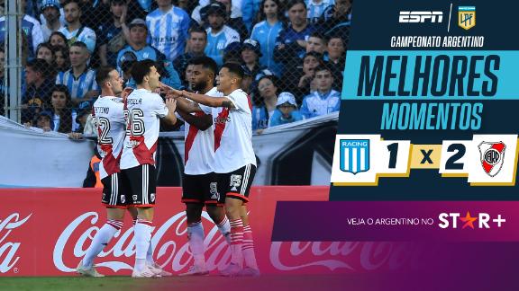Borja faz 2, River Plate vence o Racing e 'ajuda' Boca Juniors a ser ...