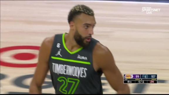 Gobert, Wolves extend Lakers' winless start with 111-102 win - ABC7 Los ...