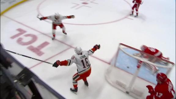 Ducks beat Wings, snap 3-game skid on Strome's OT goal - ABC7 Los Angeles