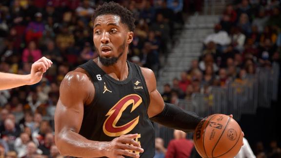 Mitchell upstages LeBron at home, Cavs down Lakers 116-102 - ABC7 Los ...