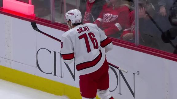Skjei gives Carolina 1-0 win; Detroit's Larkin leaves game - ABC11 ...