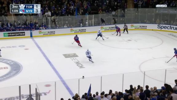 Vesey scores twice as Rangers down Maple Leafs 3-1 - ABC7 New York