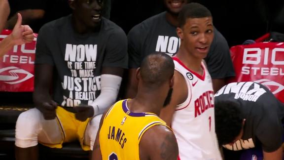 LeBron drops 48, Lakers beat Rockets 140-132 to snap skid - ABC7 Los ...