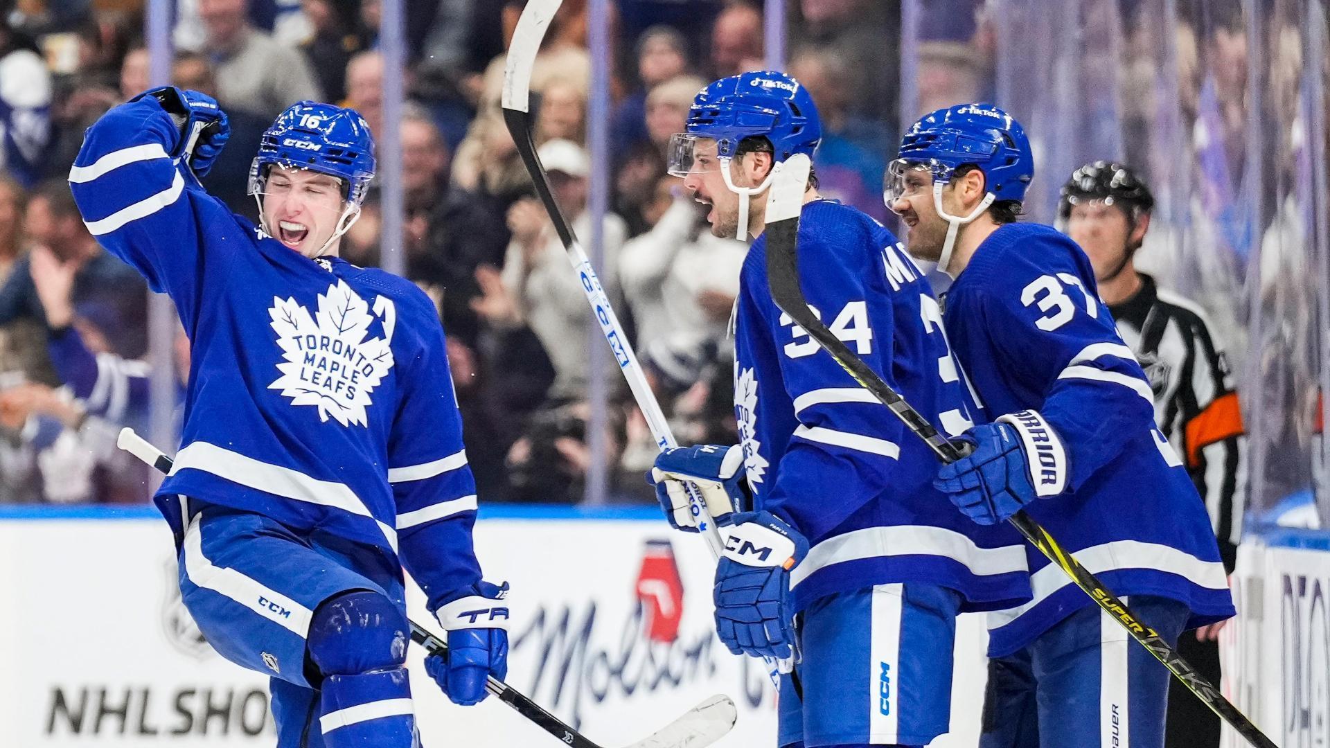 Marner scores quickly in OT to lift Maple Leafs over Rangers - ABC7 New ...