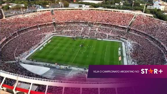 River Plate inaugura 'novo' Monumental em partida contra o Argentinos ...