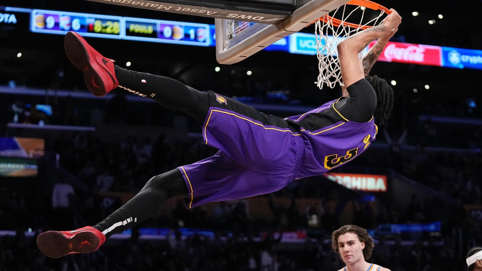 Anthony Davis scores 37, Lakers hold off Thunder 116-111 - ABC7 Los Angeles