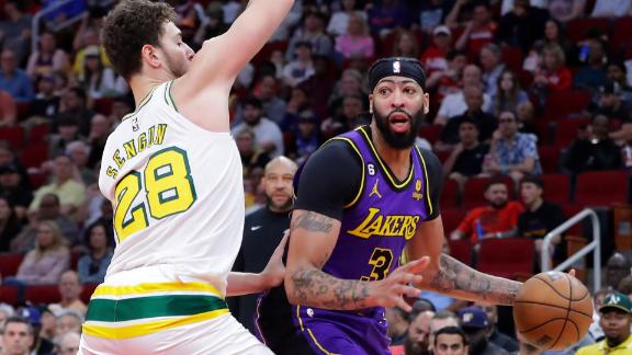 Davis has 40, James a triple-double as Lakers beat Rockets - ABC13 Houston