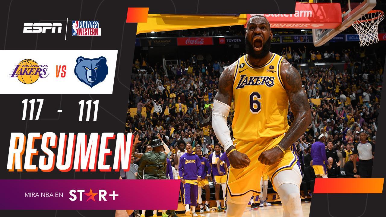 ¡LeBron James fue imparable al final y los Lakers se pusieron 3-1 ...